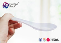Transparent Plastic Ice Cream Spoons With FDA / LFGB Certification