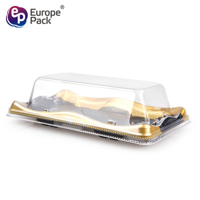 High quality PS square disposable japanese food sushi tray
