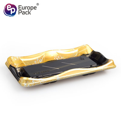 High quality PS square disposable japanese food sushi tray
